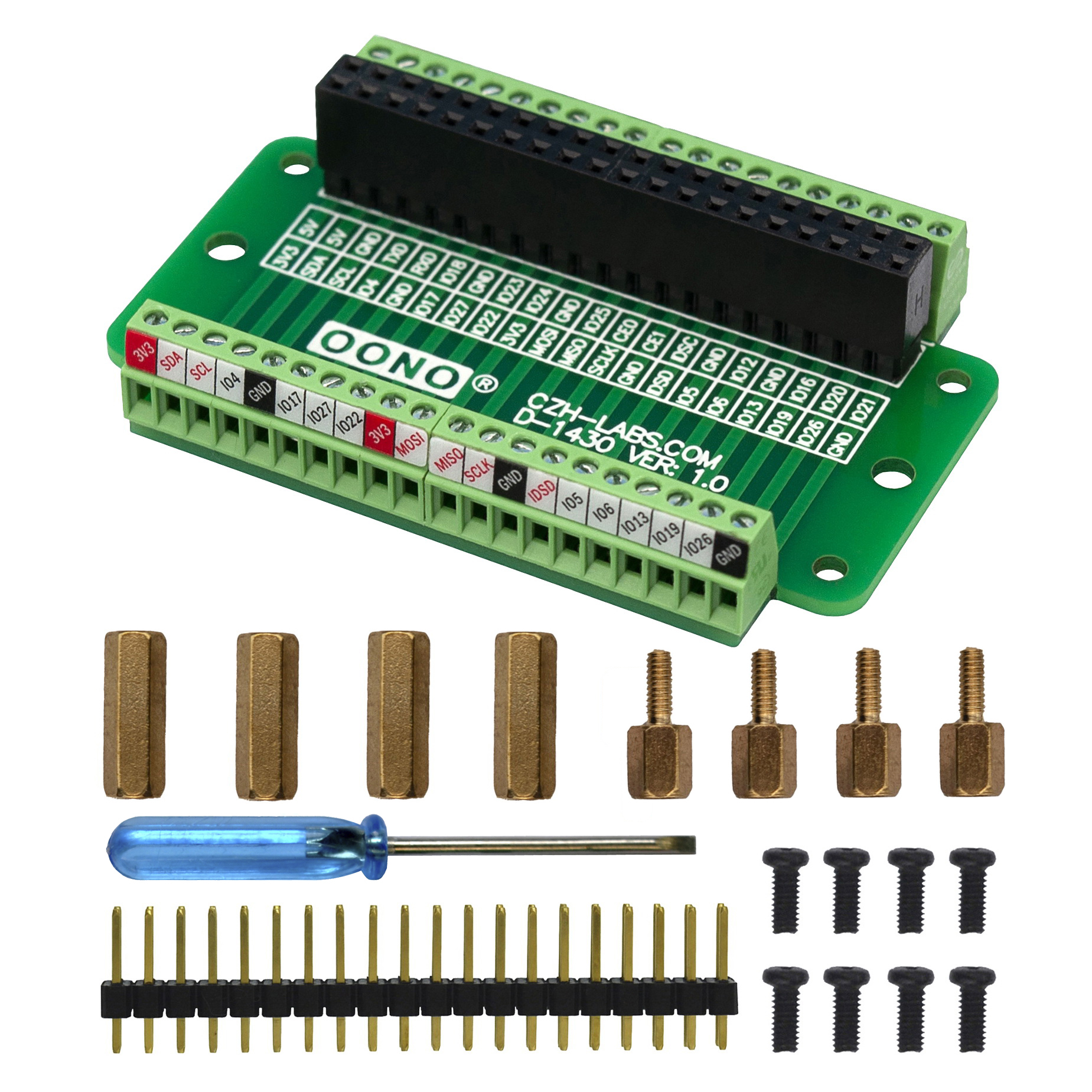 Ultra Small Rpi Zero Terminal Block Breakout Board Module For Raspberry Pi Zero W
